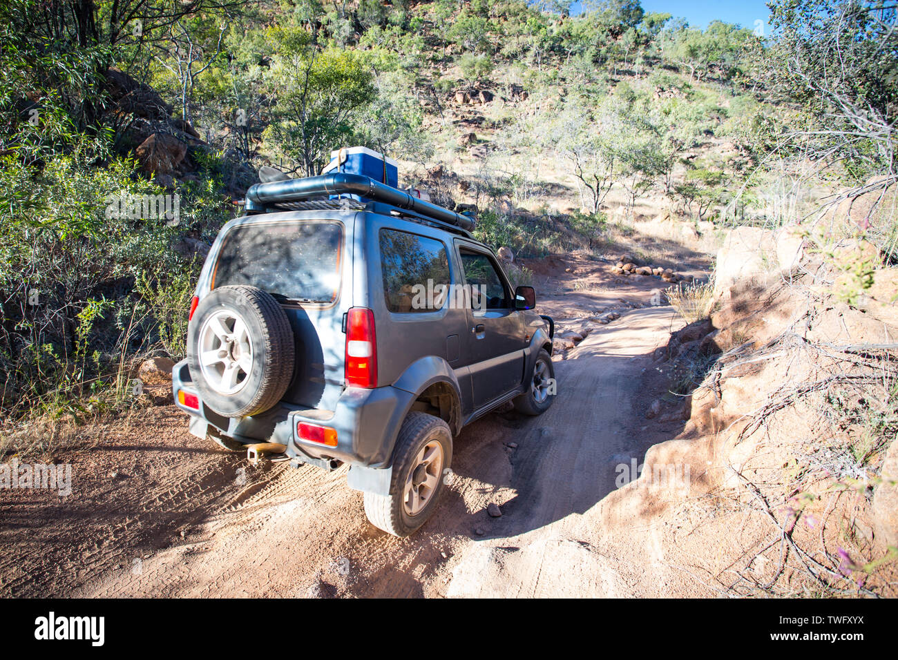 4WD in Outback Australia Stock Photo - Alamy