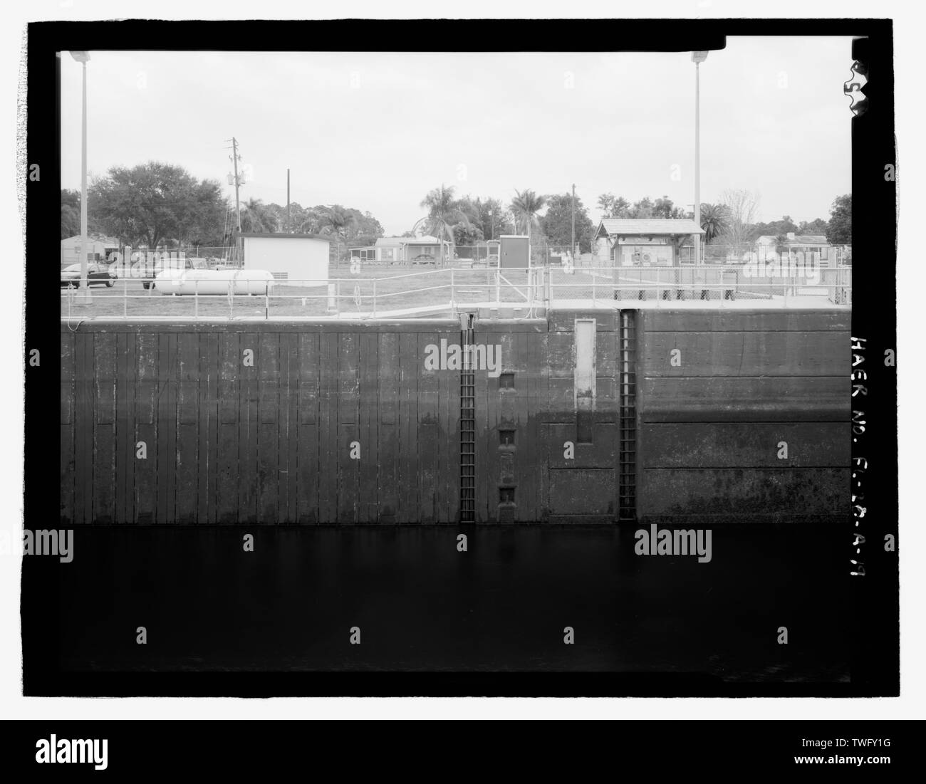 Lock cross section Black and White Stock Photos & Images - Alamy