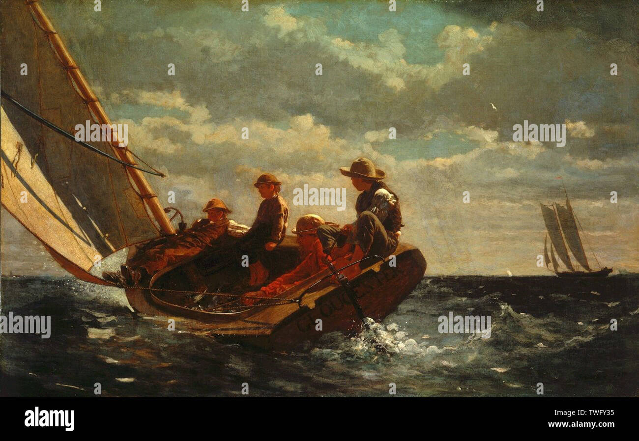 Homer winslow breezing hi-res stock photography and images - Alamy