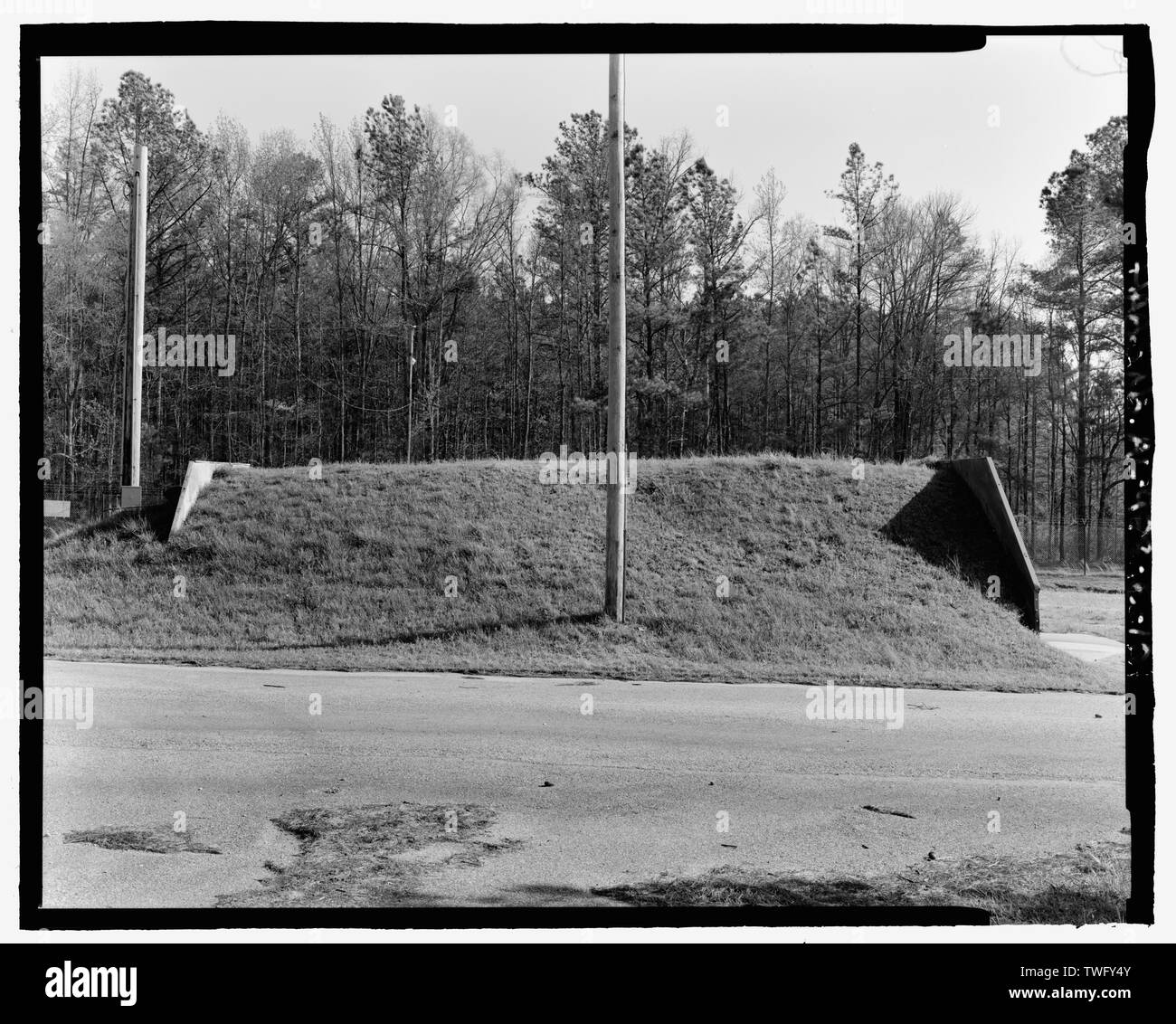 Planar view of north side, view towards the eastside east without scale ...
