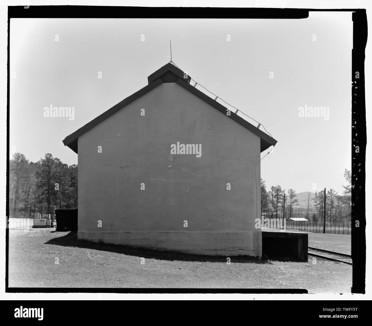 Planar view of north side, view towards the south southeast without ...