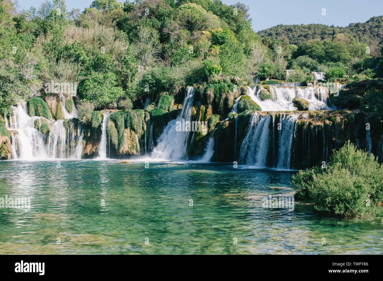 Roski Waterfall, Krka National Park, Croatia Stock Photo - Alamy