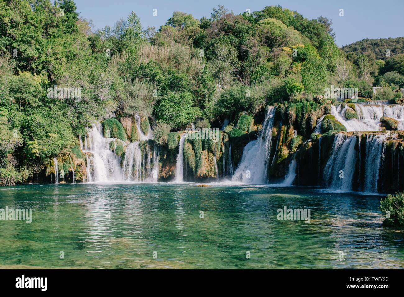 Roski Waterfall, Krka National Park, Croatia Stock Photo - Alamy