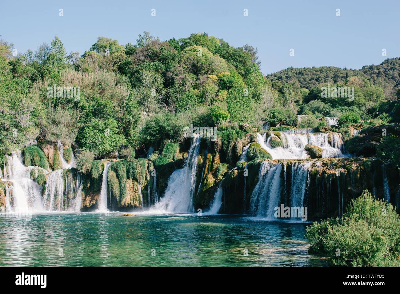 Roski waterfall krka national hi-res stock photography and images - Alamy