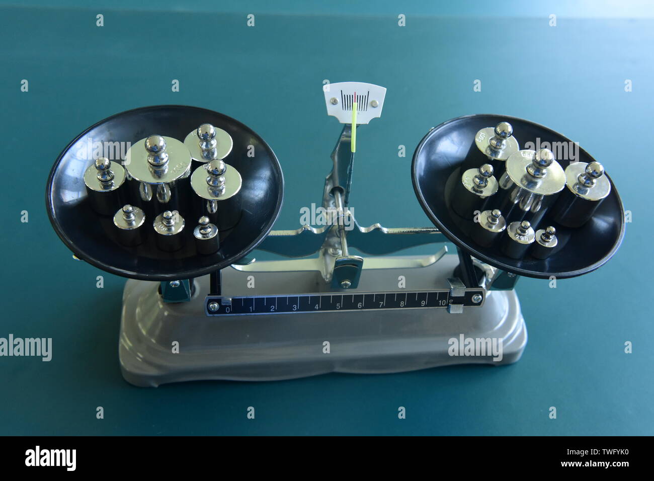 Balance teaching material Stock Photo - Alamy