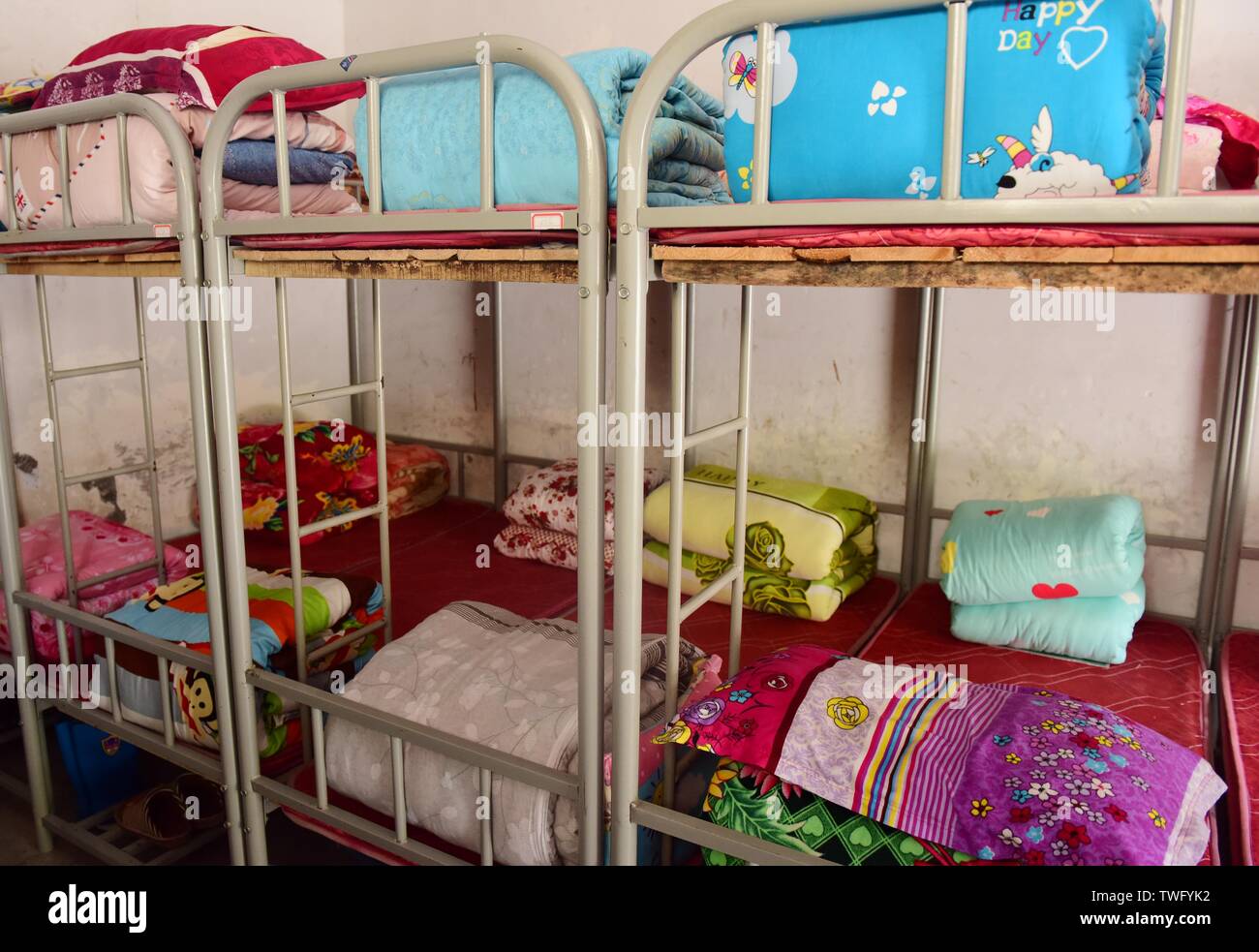 Rural primary school dormitory Stock Photo - Alamy
