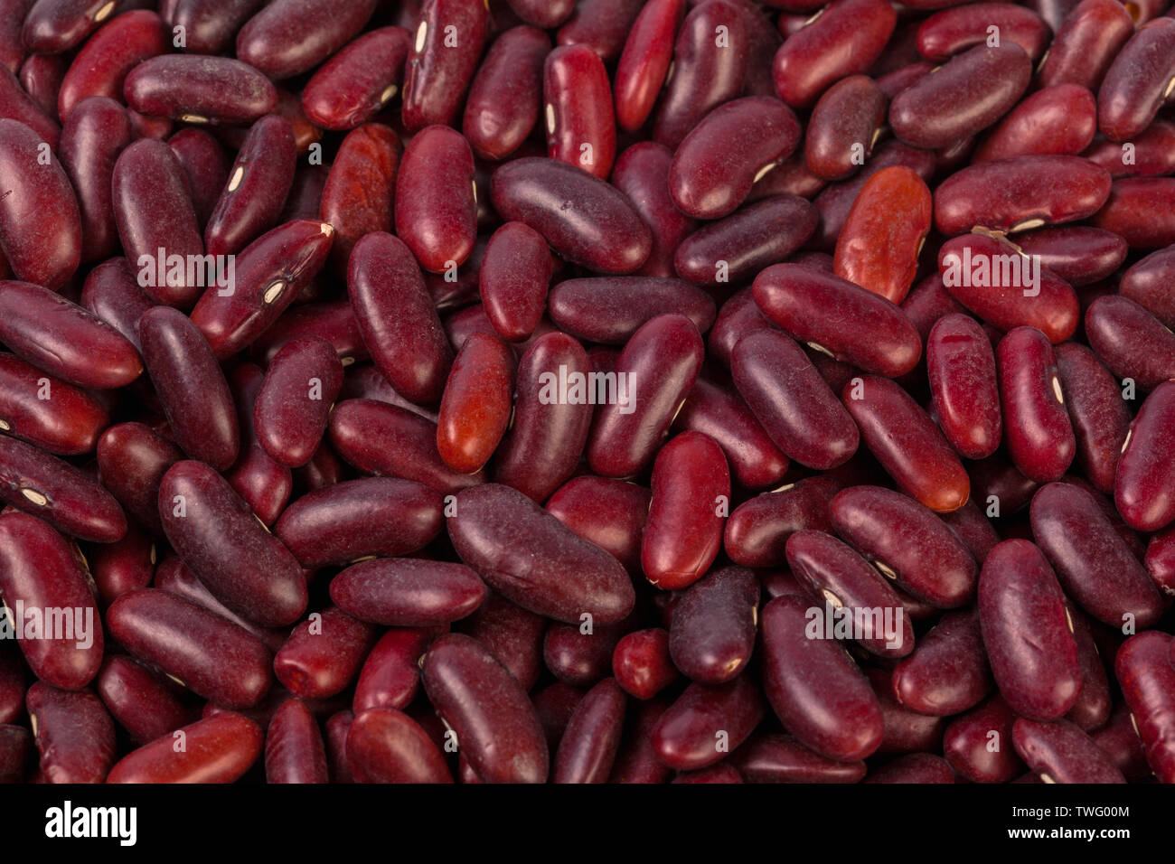 Red bean isolated on white background Stock Photo - Alamy