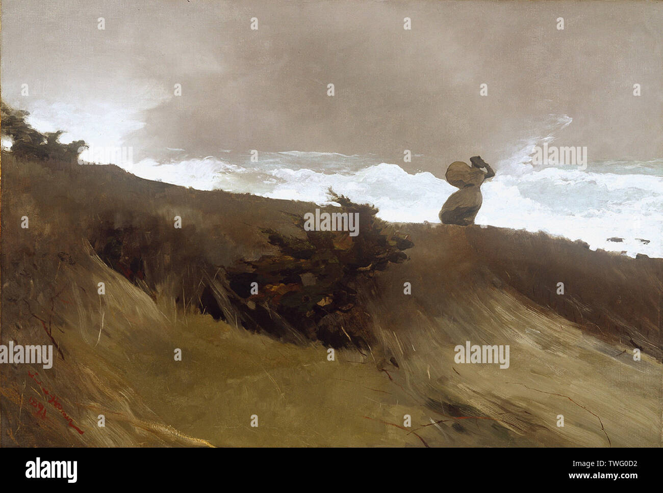 Winslow Homer - West Wind 1891 Stock Photo - Alamy