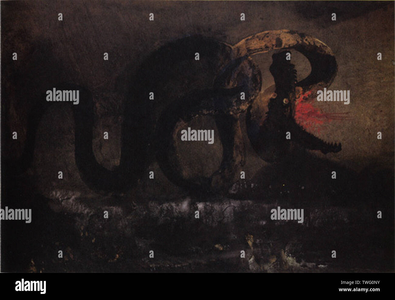 Victor Hugo - Snake 1866 Stock Photo - Alamy