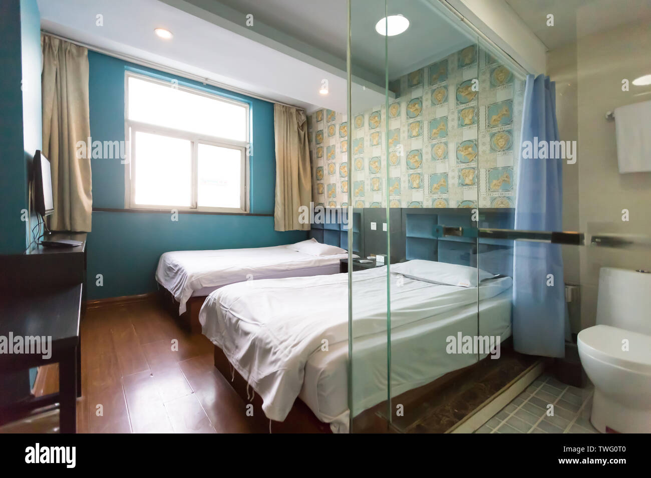 Chinese hotel rooms Stock Photo - Alamy