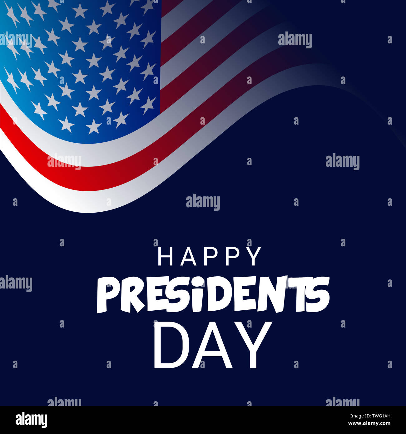 Happy Presidents Day background template Stock Photo - Alamy