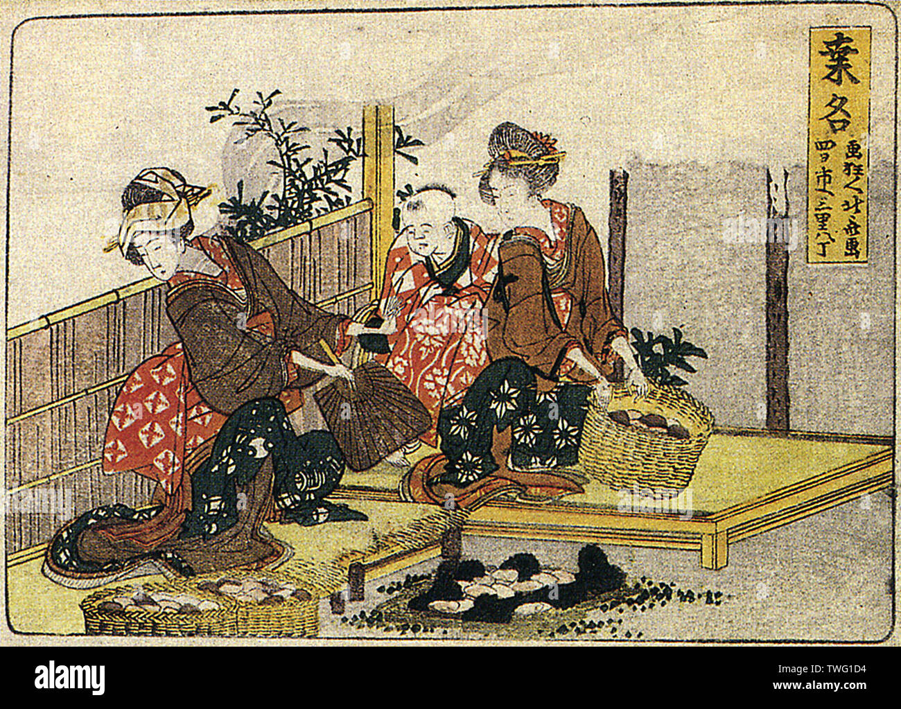 Hokusai - Kuwan 3 Stock Photo - Alamy