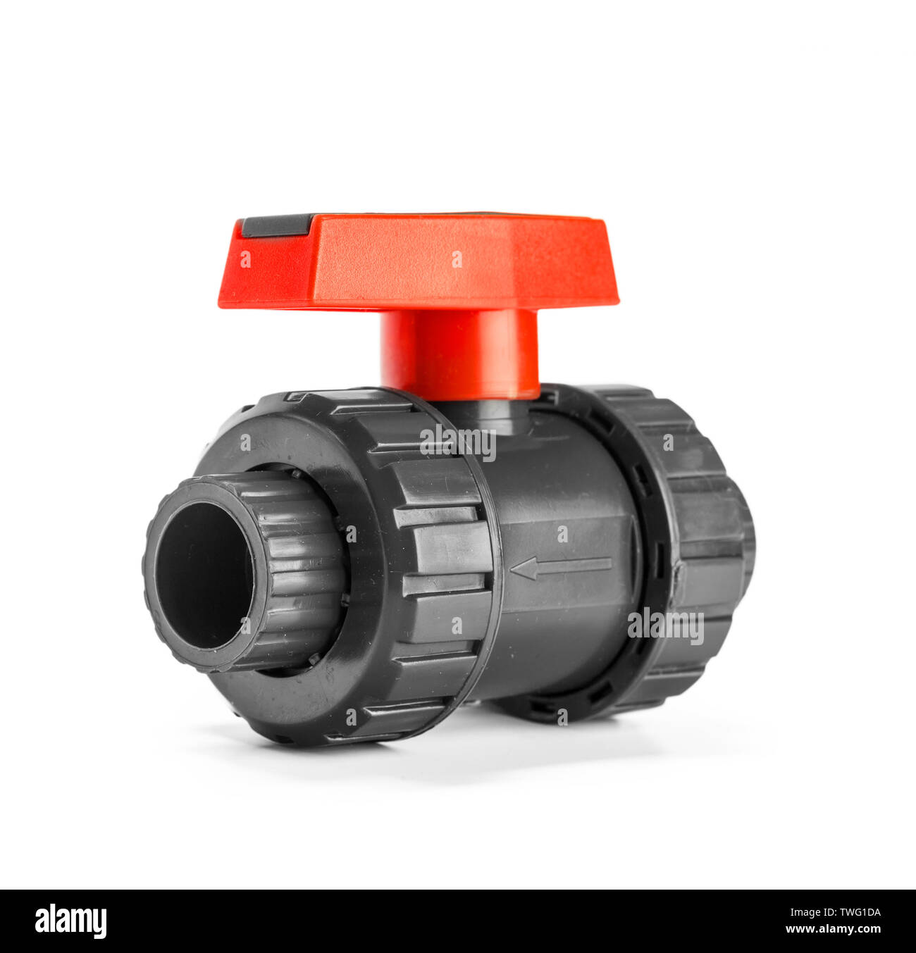 Plumber tube for water isolated on a white background Stock Photo - Alamy