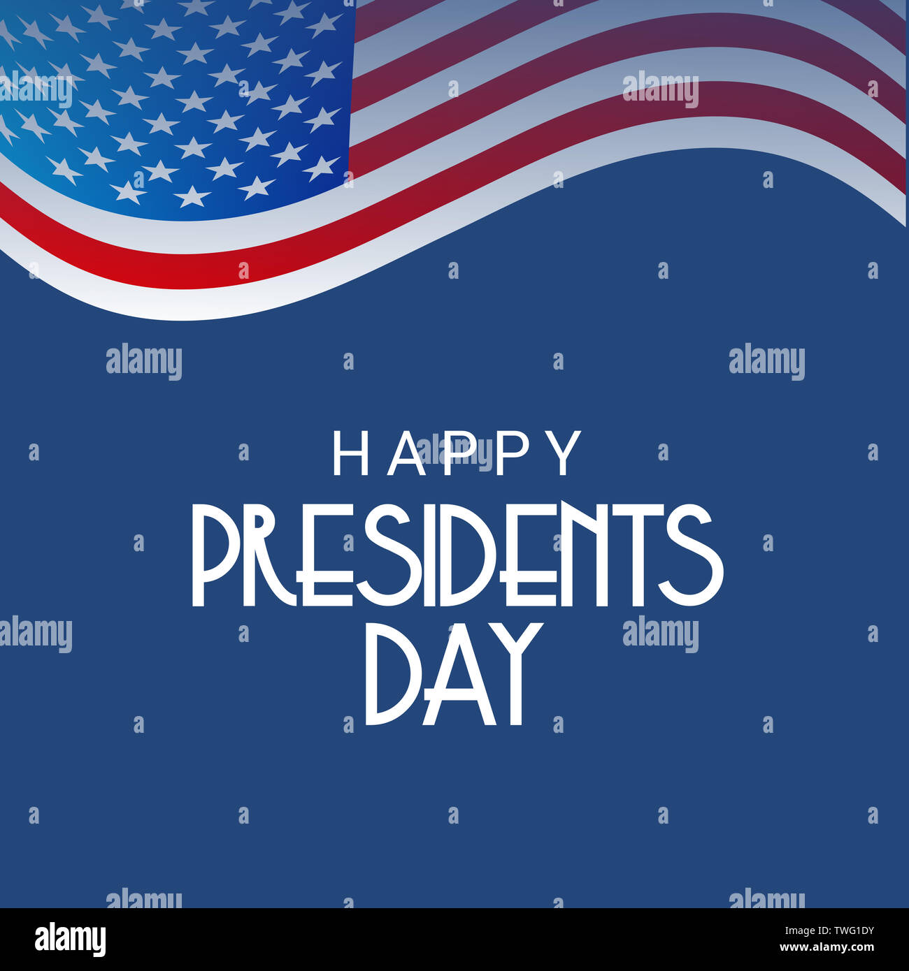 Happy Presidents Day background template Stock Photo - Alamy
