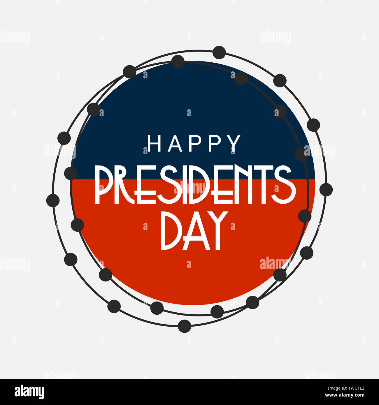 Happy Presidents Day background template Stock Photo - Alamy