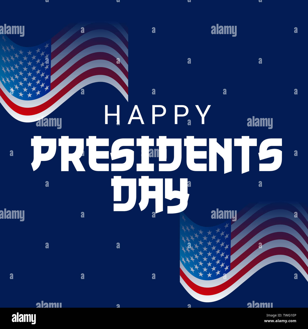 Happy Presidents Day background template Stock Photo - Alamy