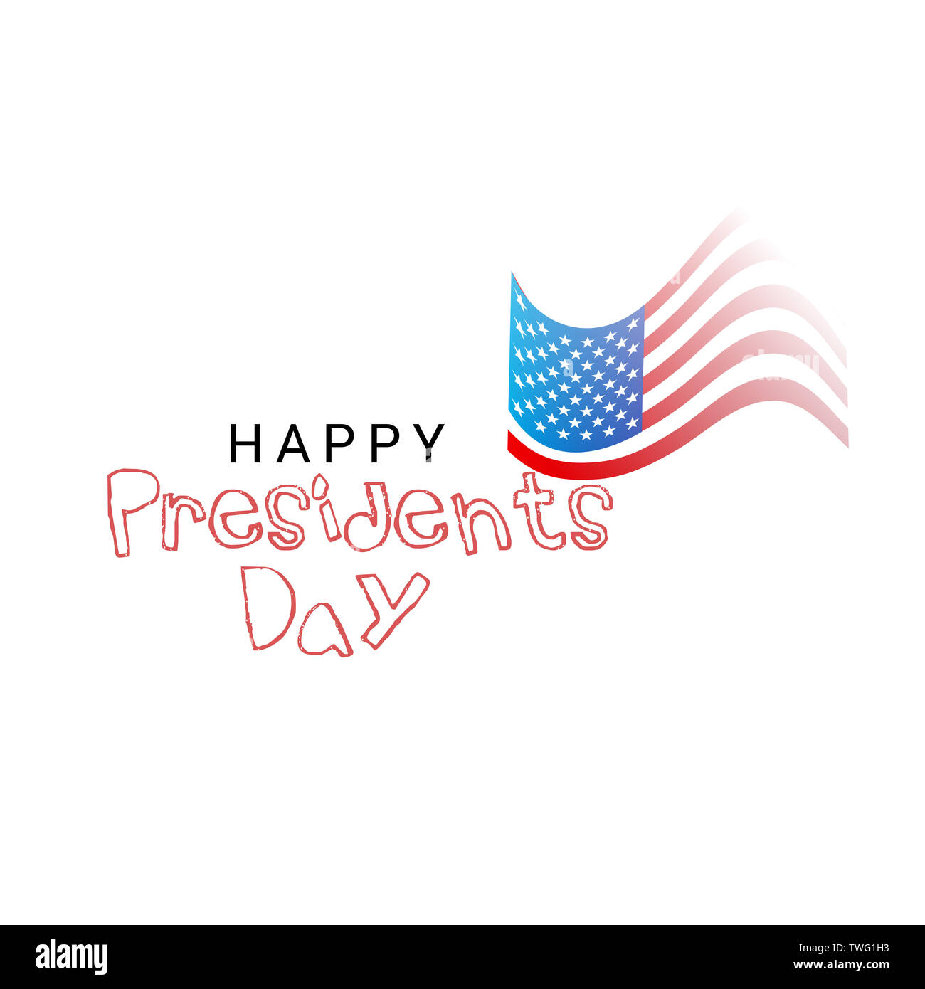Happy Presidents Day background template Stock Photo - Alamy