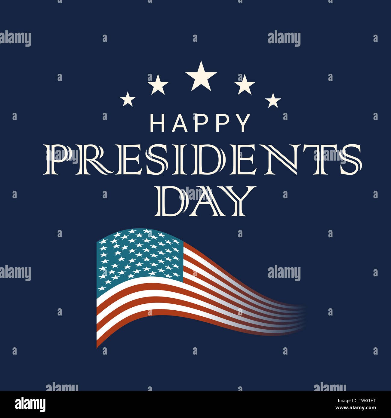 Happy Presidents Day background template Stock Photo - Alamy