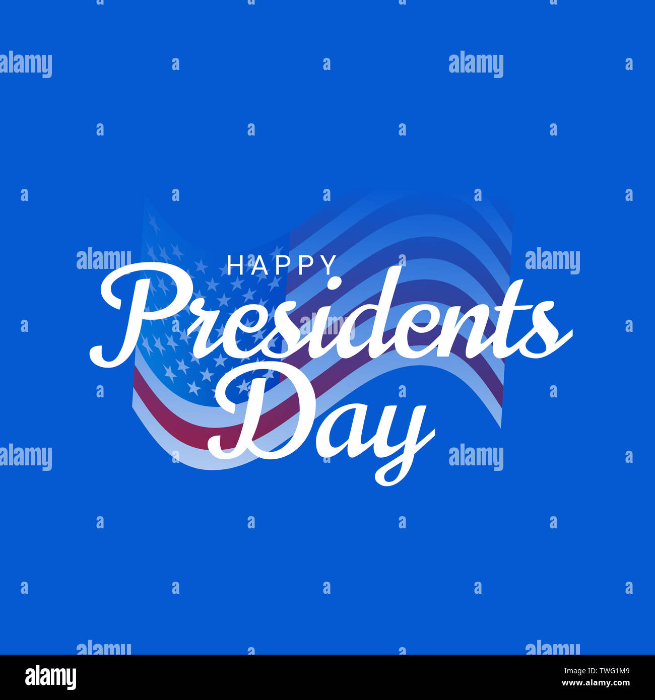 Happy Presidents Day background template Stock Photo - Alamy