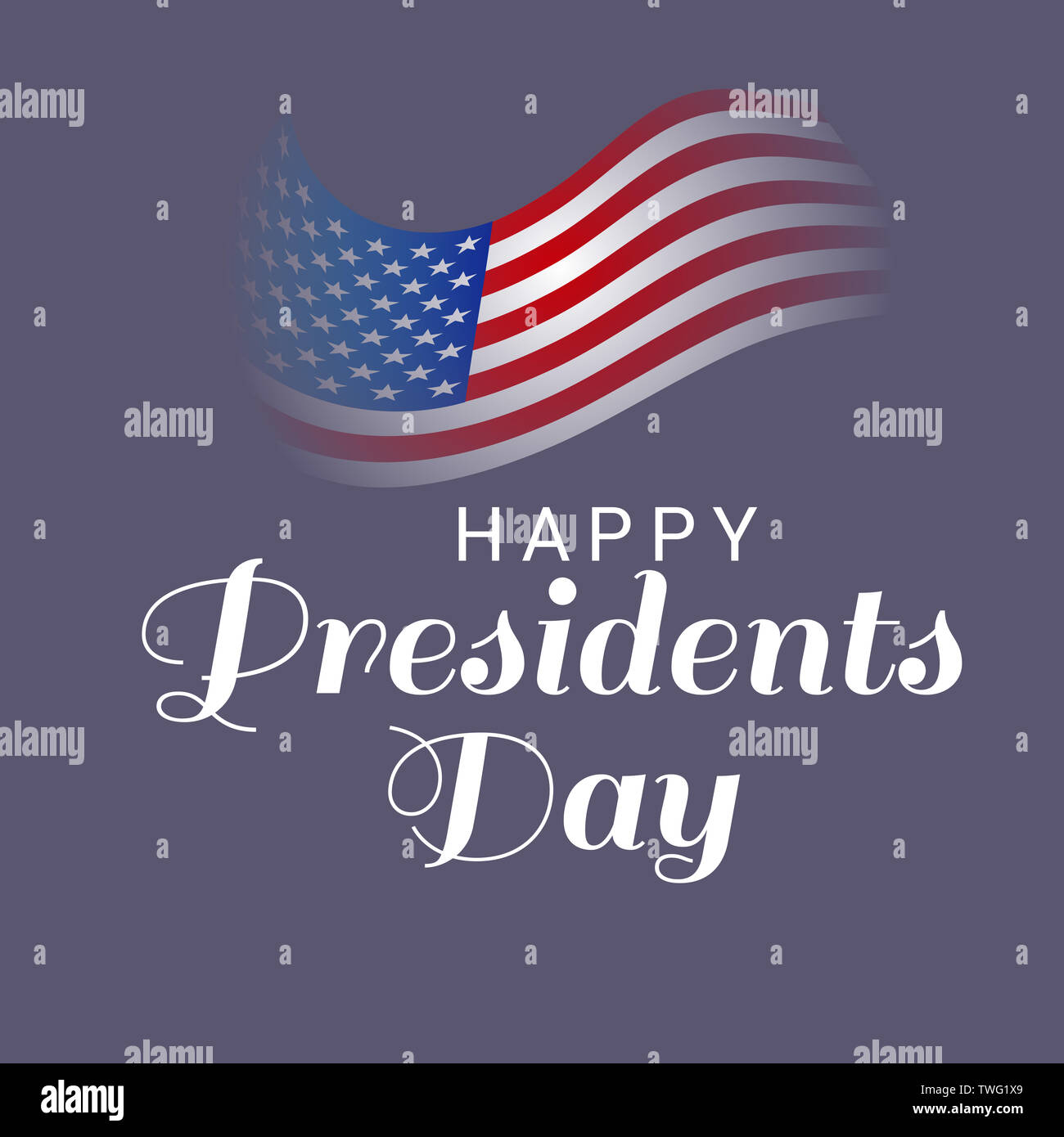 Happy Presidents Day background template Stock Photo - Alamy