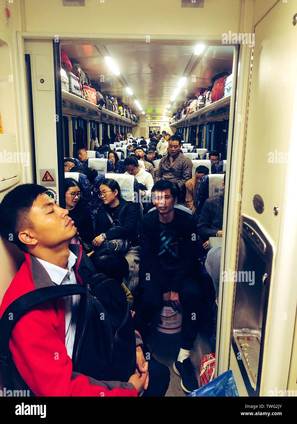 Spring Festival train Stock Photo - Alamy