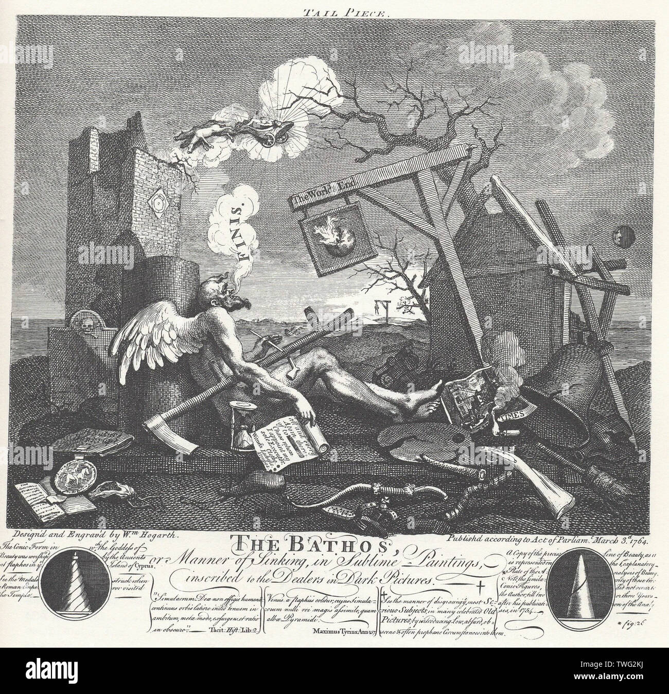 William Hogarth - Bathos Stock Photo - Alamy