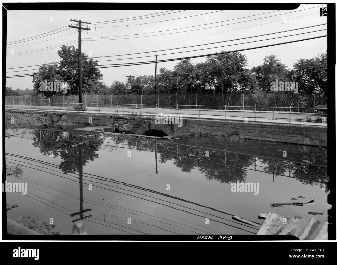 Power canal near Harmony Mill complex. - Cohoes Company Power Canal ...