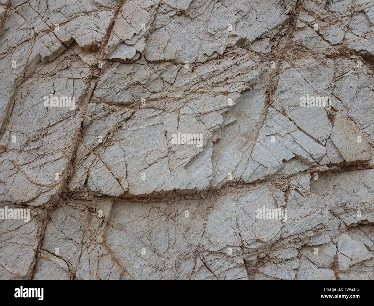Grey limestone rubble hi-res stock photography and images - Alamy