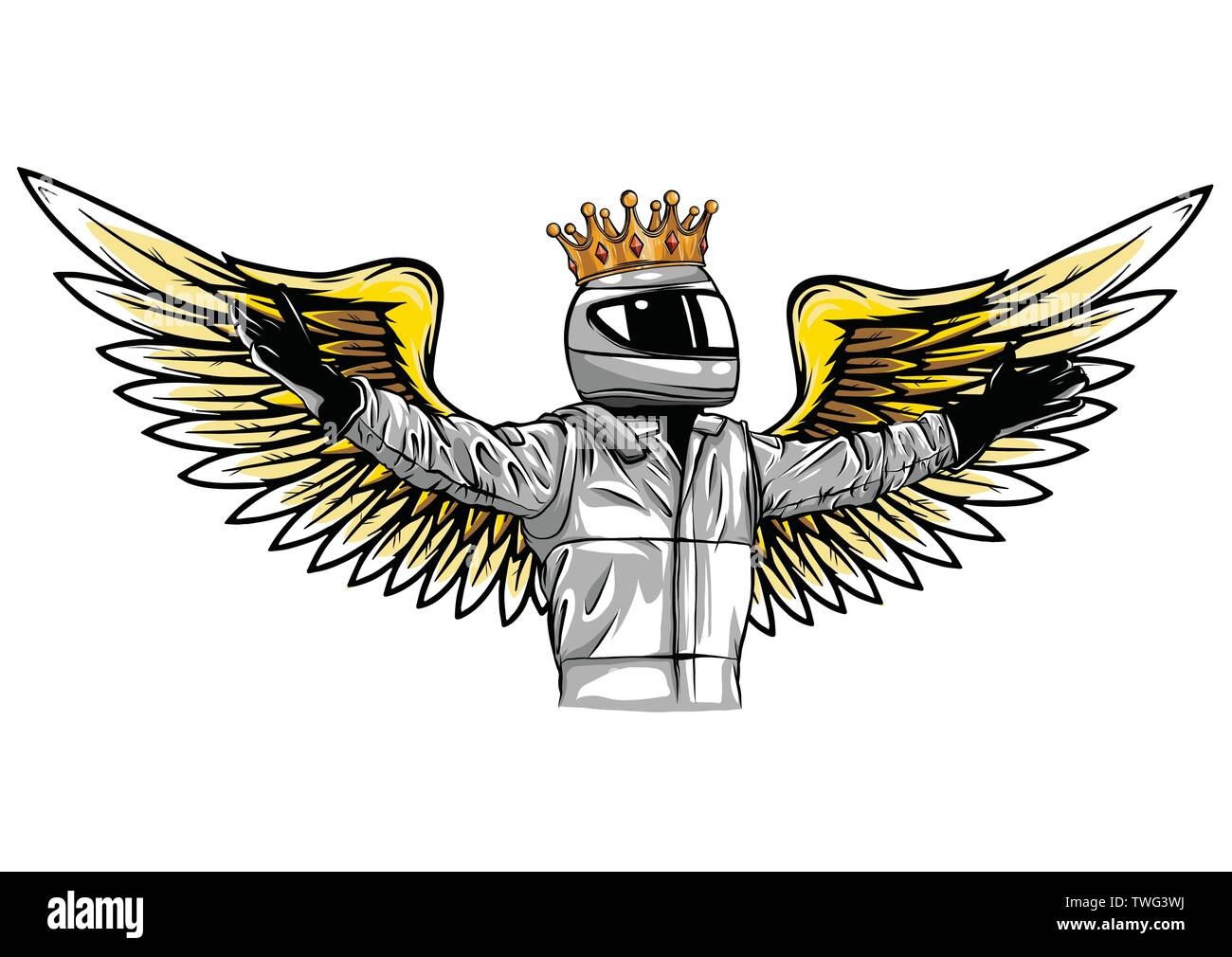 Car racing man cartoon vector illustratio design Stock Vector Image ...