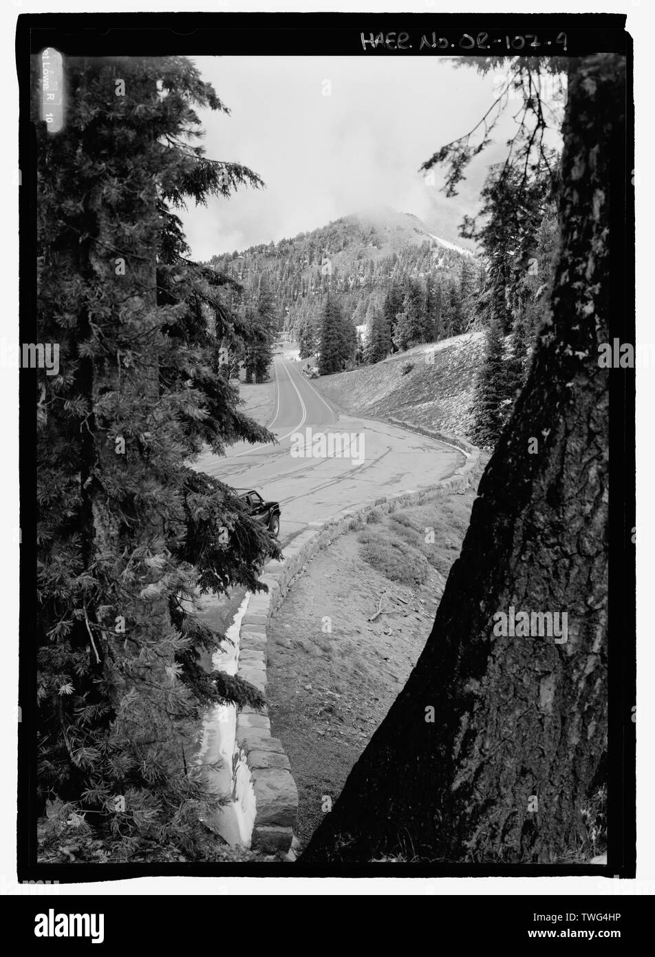 Pullout between Discovery Point and the Watchman. View N. - Crater Lake ...