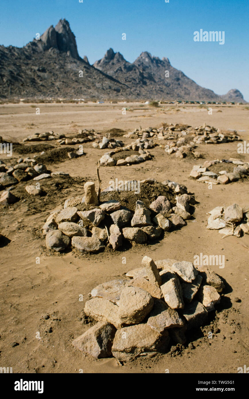 Famine in Sudan and Ethiopia 1984-1985 Starving Refugees fleeing the ...