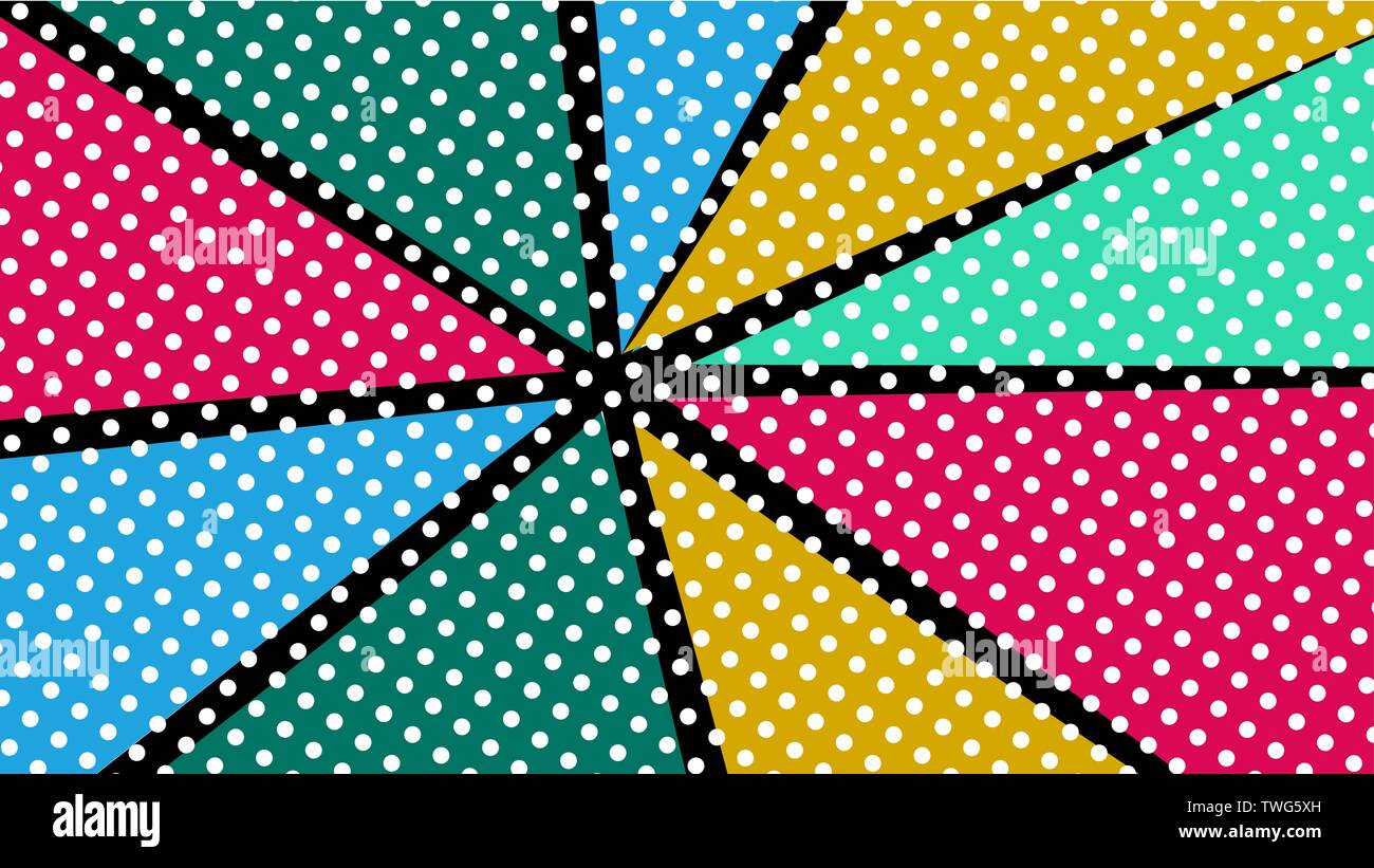 Vector pop art colorful rays background Stock Vector Image & Art - Alamy