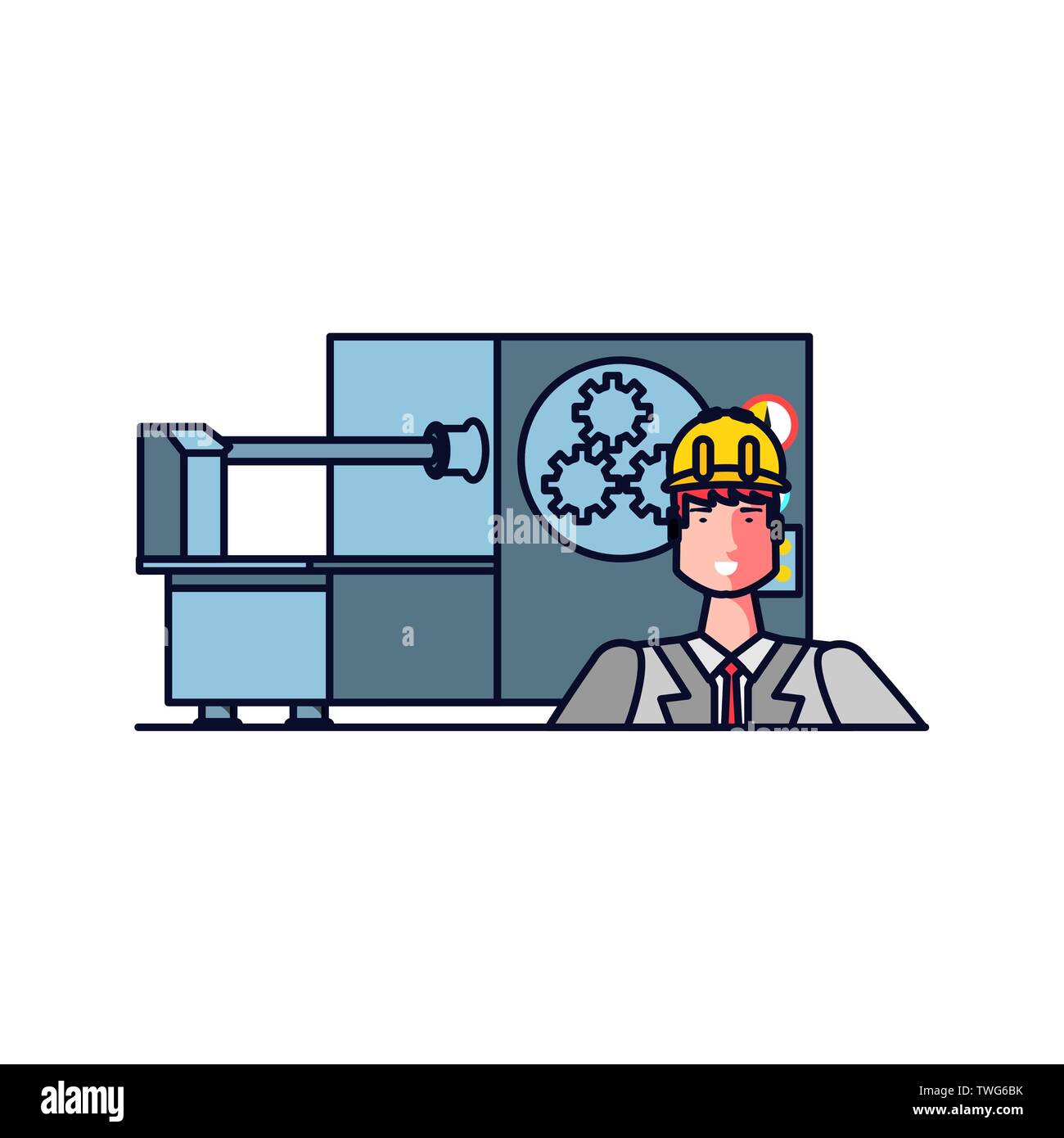 Worker design, Working occupation person job corporate employee and ...