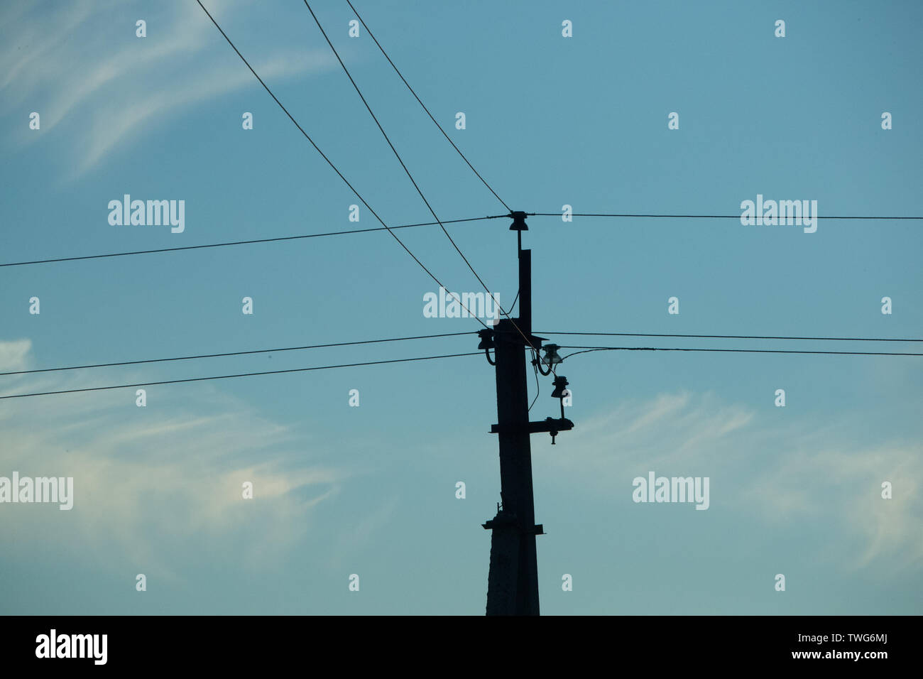 Electronic poles hi-res stock photography and images - Alamy