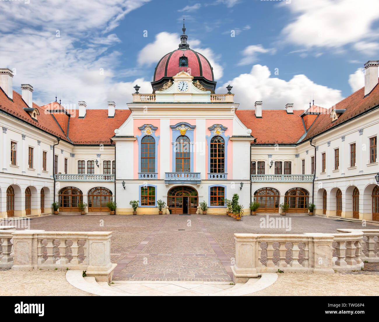 Royal Palace of Godollo in Hungary Stock Photo - Alamy