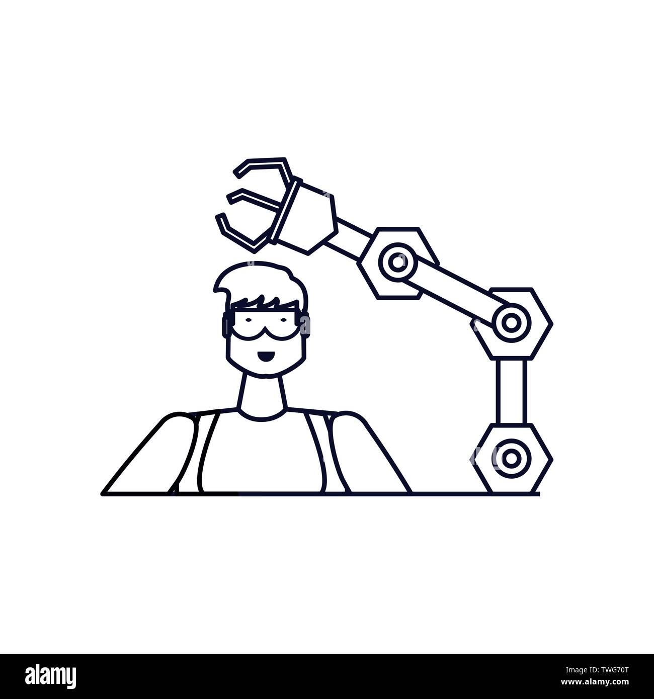 Worker design, Working occupation person job corporate employee and ...