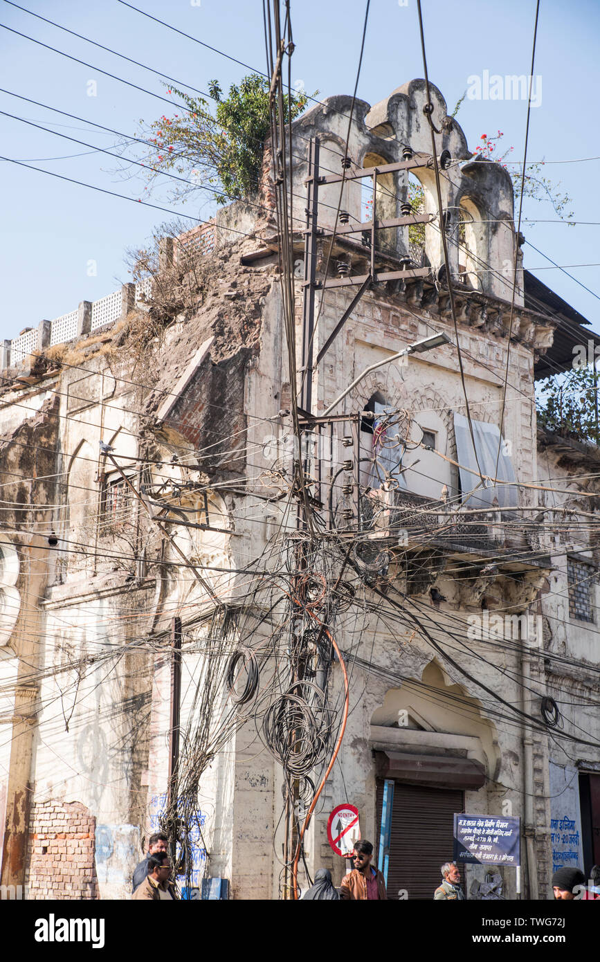 An old house with trees on the top Stock Photo - Alamy