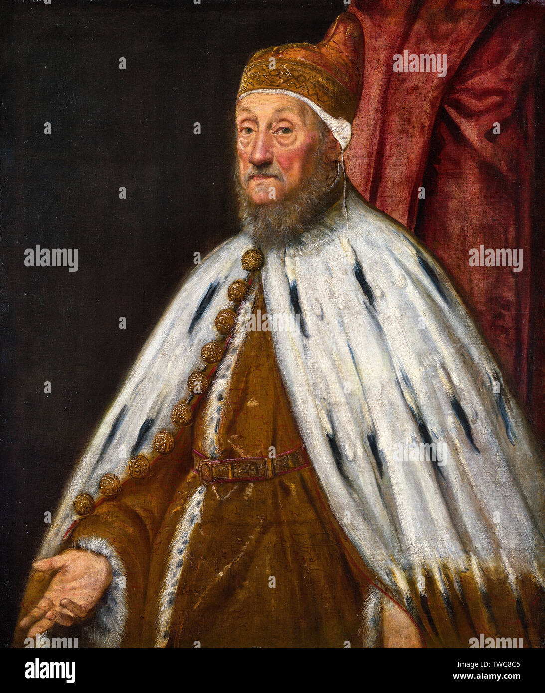 Jacopo Tintoretto, Doge Pietro Loredano, portrait painting, 1567-1570 ...