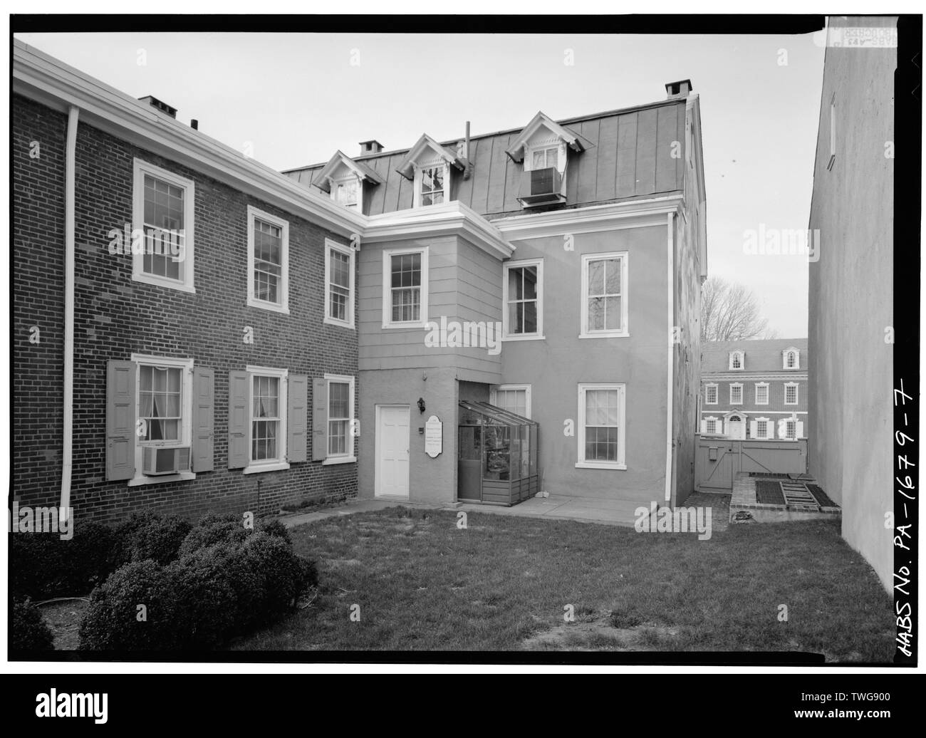REAR (WEST) ELEVATION WITH BRICK ADDITION - Bringhurst House, 5448 ...