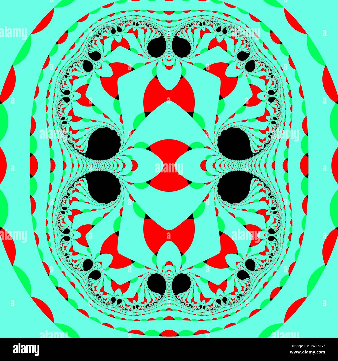 An image created using computer graphics, a picture of a mathematical ...