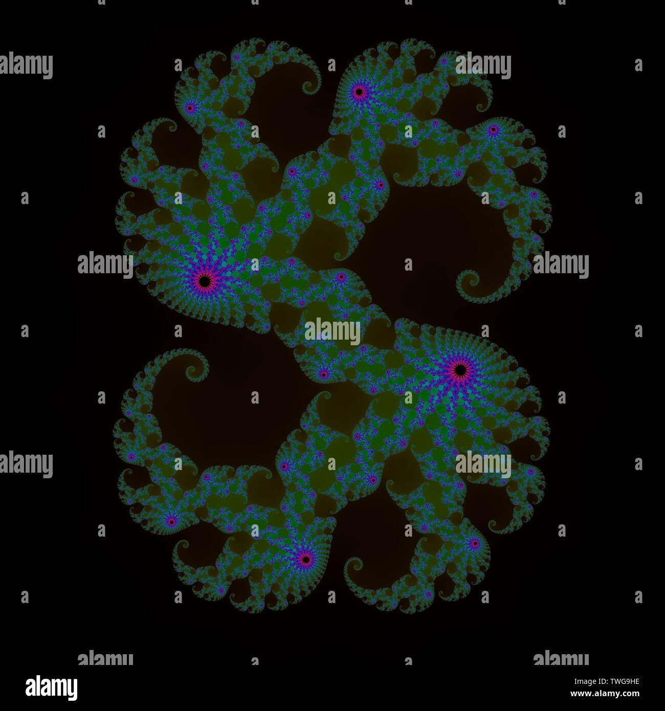 An image created using computer graphics, a picture of a mathematical ...