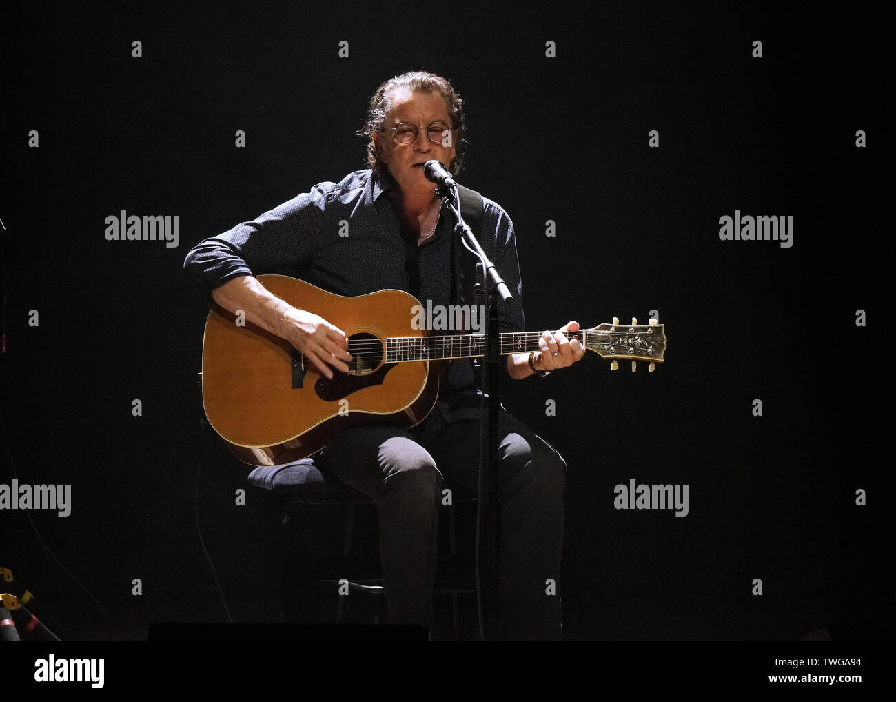 Montreal, Canada,June 10, 2019. French singer Francis Cabrel performing ...