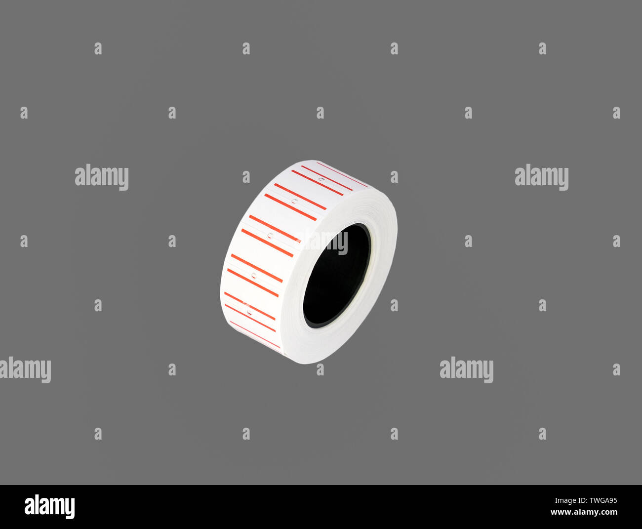Sticker price tag roll,isolated on background Stock Photo - Alamy