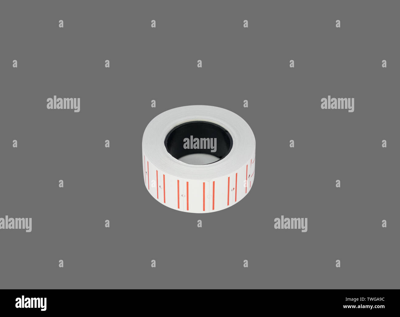 Sticker price tag roll,isolated on background Stock Photo - Alamy