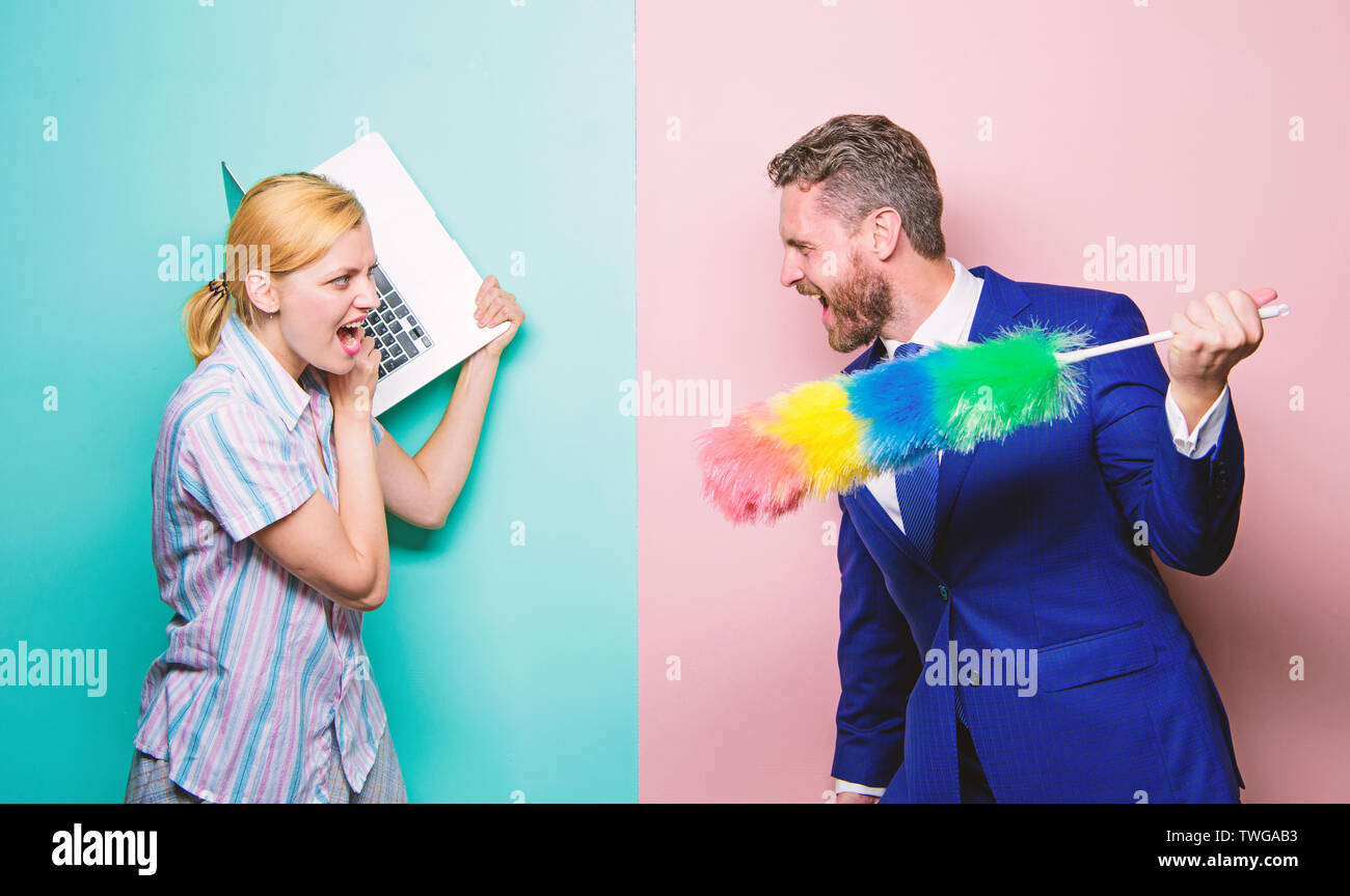 Gender discrimination. Gender inequality concept. Professional ...