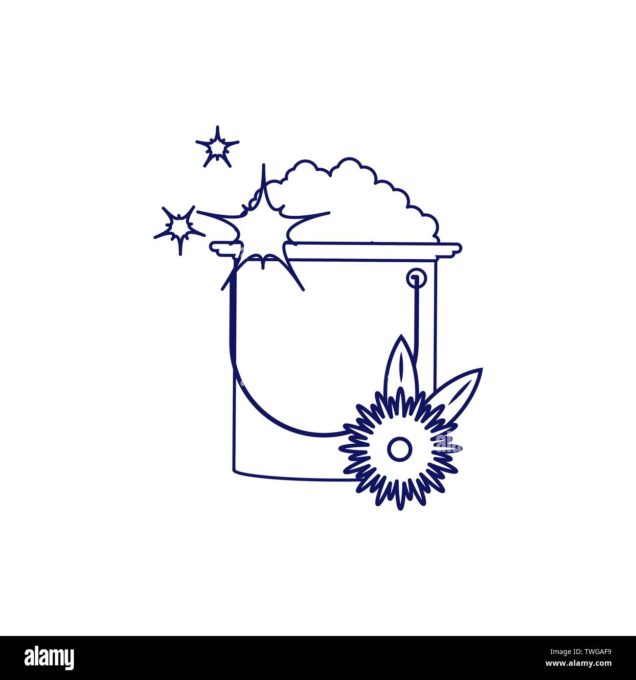 Cleaning bucket design, Object home work hygiene equipment domestic and ...