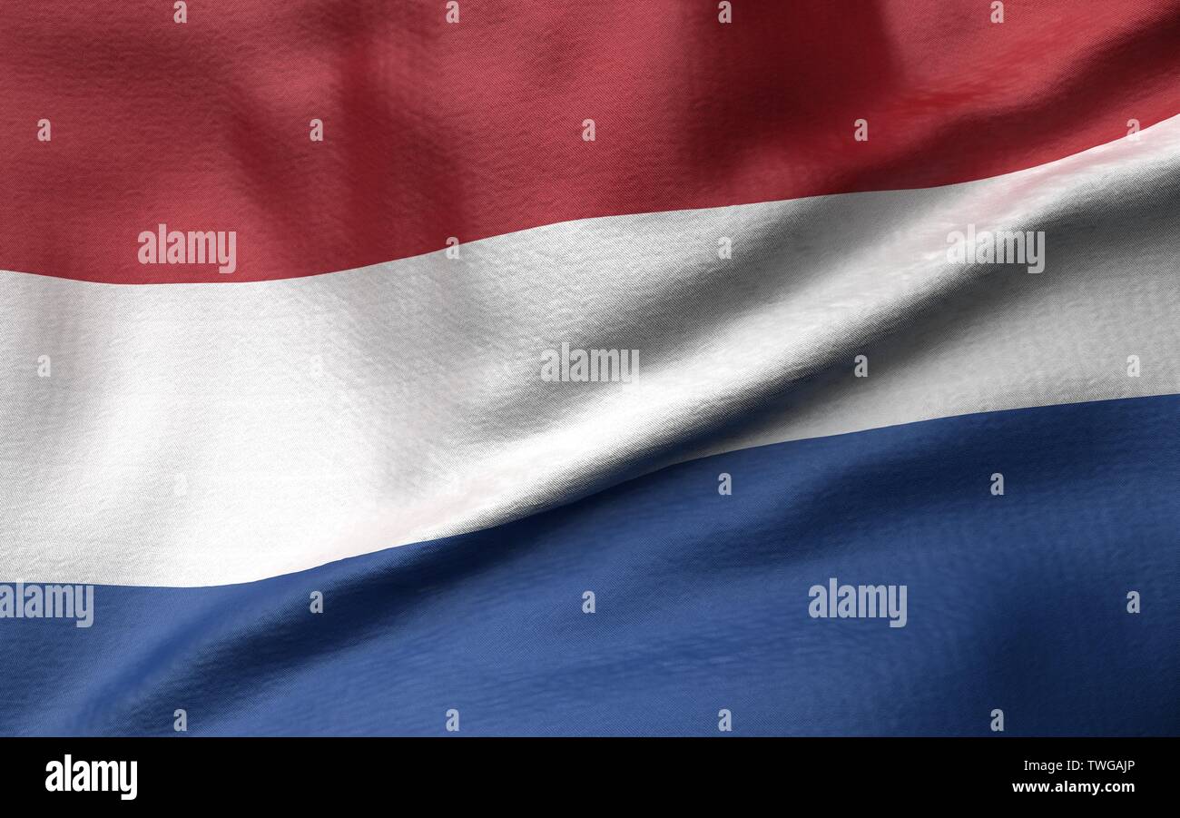 3D Illustration of Netherlands Flag Stock Photo - Alamy