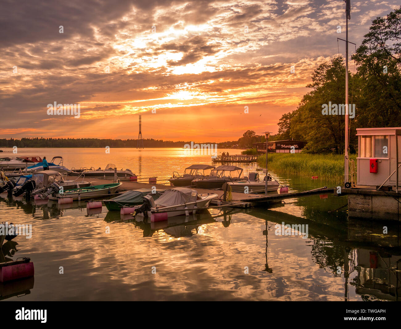 Helsinki june sunset hi-res stock photography and images - Alamy