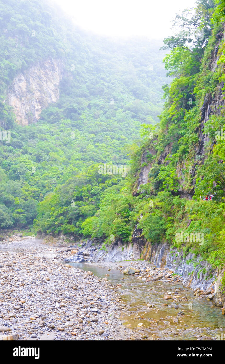 Vertical picture of Taroko National Park in Taiwan. Named after ...