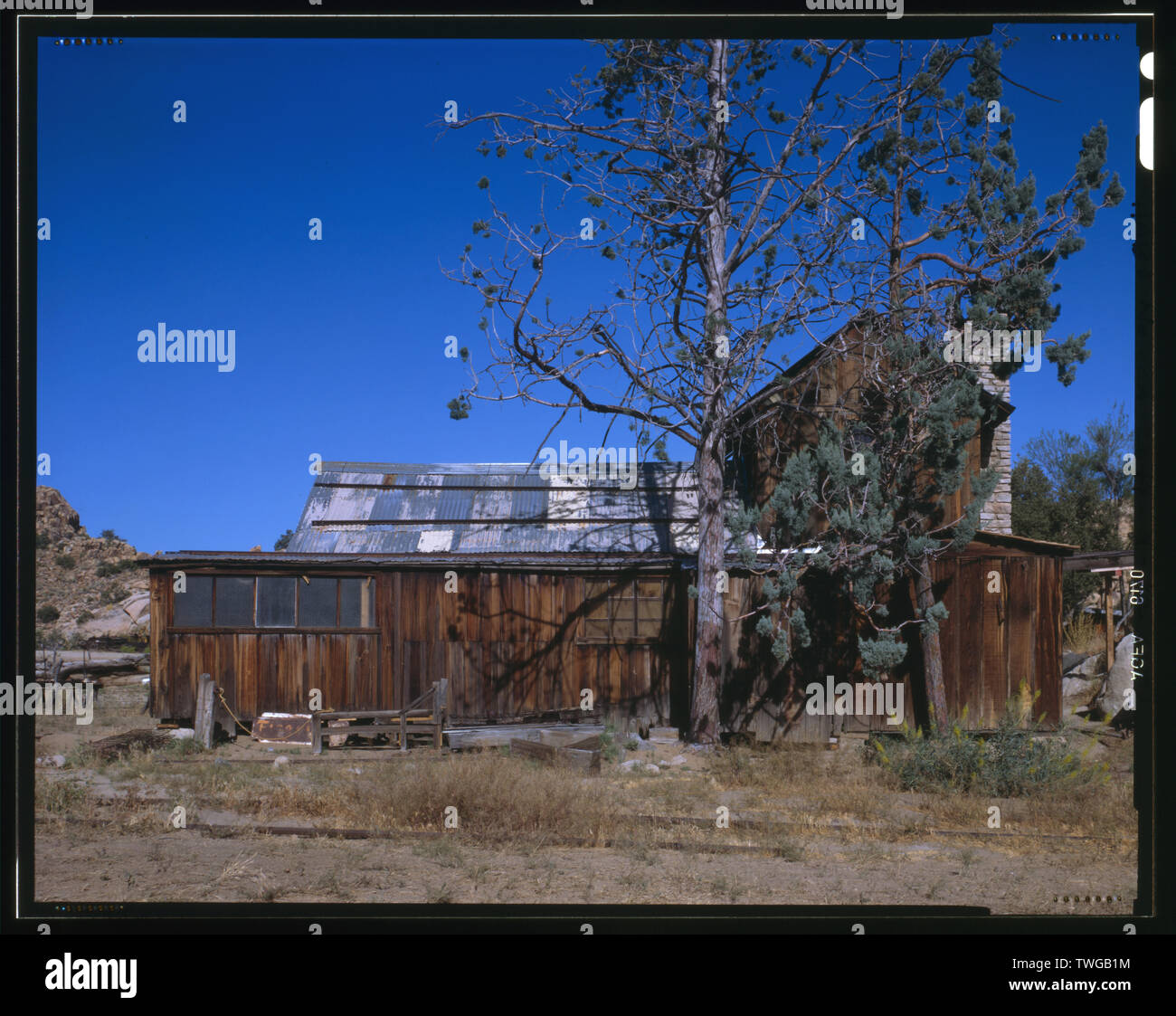 REAR ELEVATION - Desert Queen Ranch, Keys Ranch House, Twentynine Palms ...